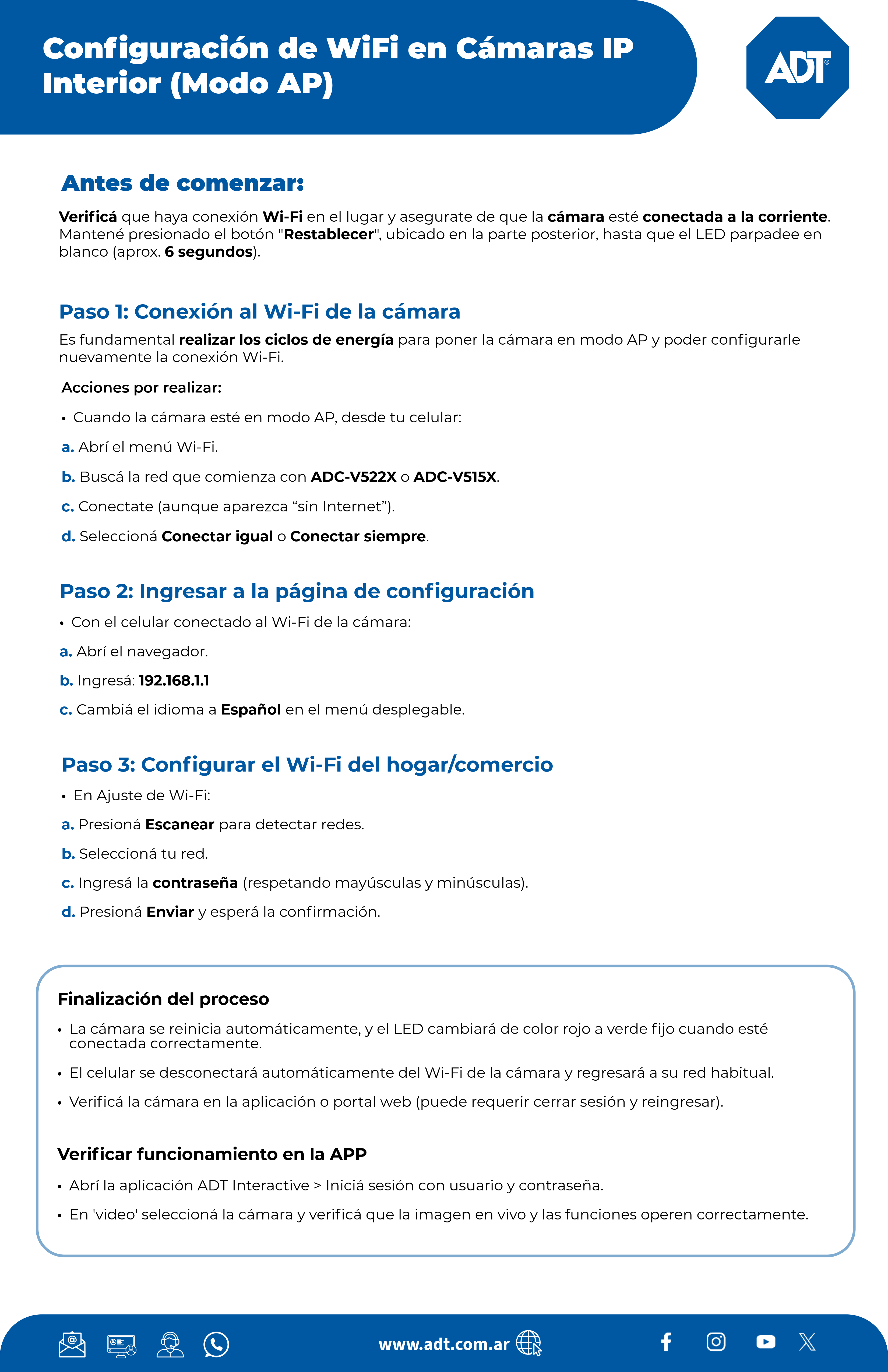 Configuración de Wi-Fi en Cámaras IP Interiores y Exteriores – CENTRO ...